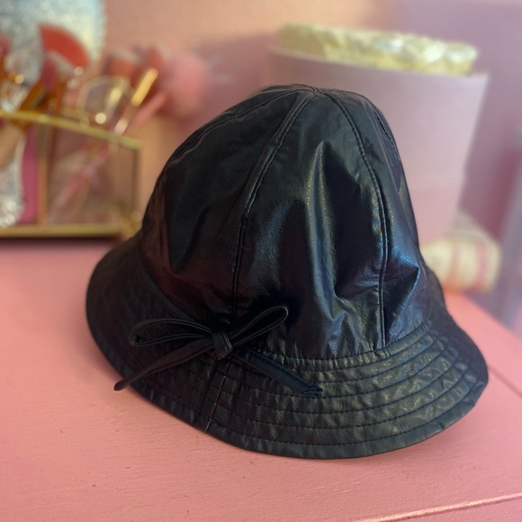 Accessories | Y2k Faux Leather Bucket Hat | Poshmark